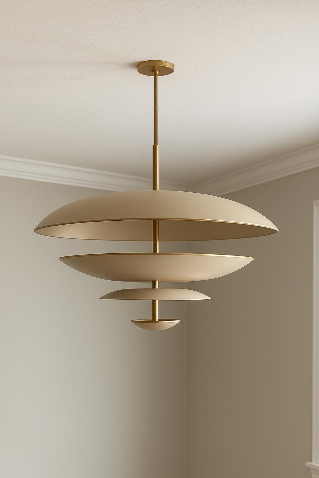 Customized Sputnik Chandelier Mid Century Modern Brass Ceiling Light ...