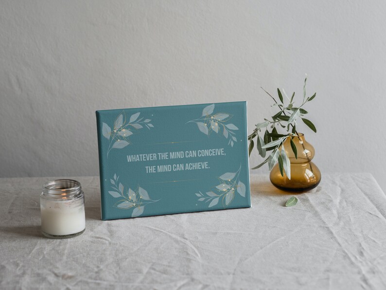 Motivational Quote Printable Digital Poster customizable PDF PNG JPG - Etsy