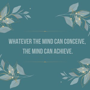 Motivational Quote Printable Digital Poster customizable PDF PNG JPG - Etsy