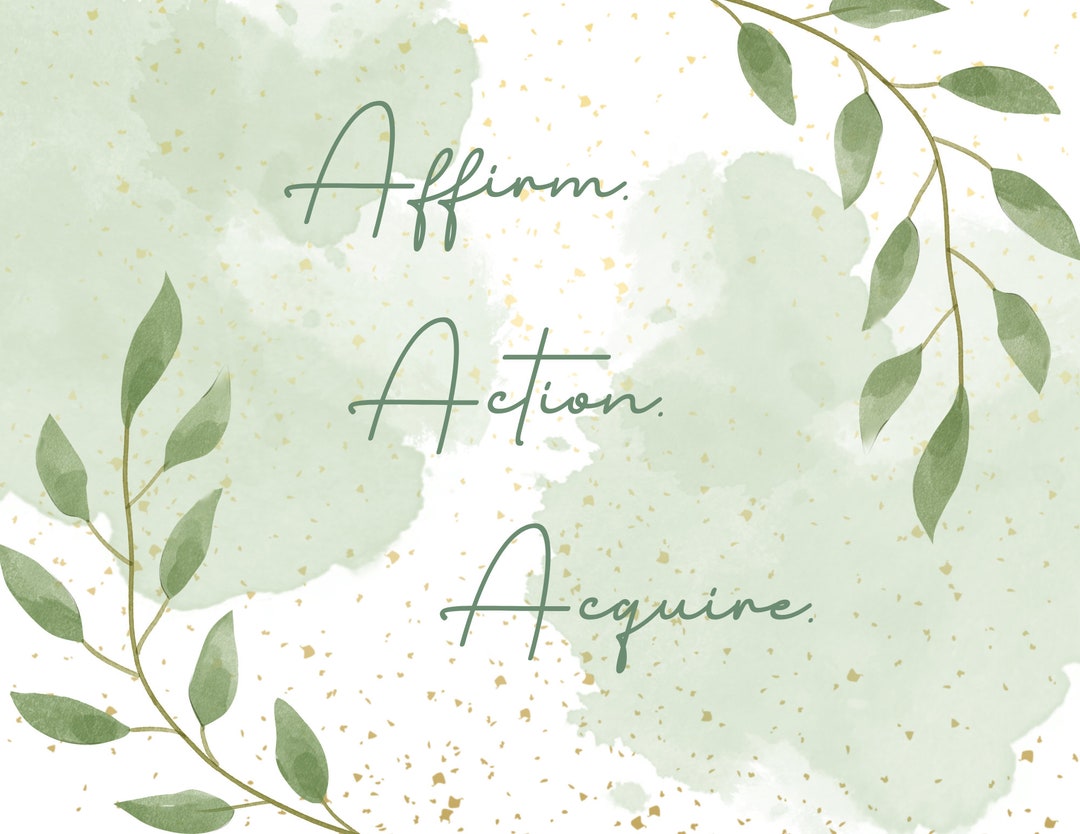 Personalized Affirmation Quote Poster Digital/printable customizable ...