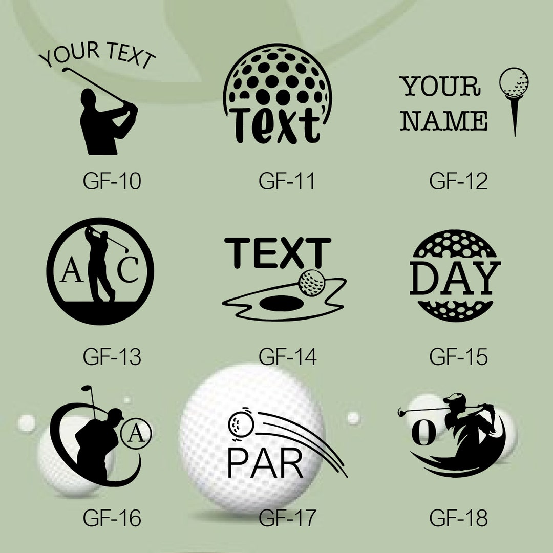Groomsmen Gift Custom Golf Stamp Custom Logo Stamp With - Etsy