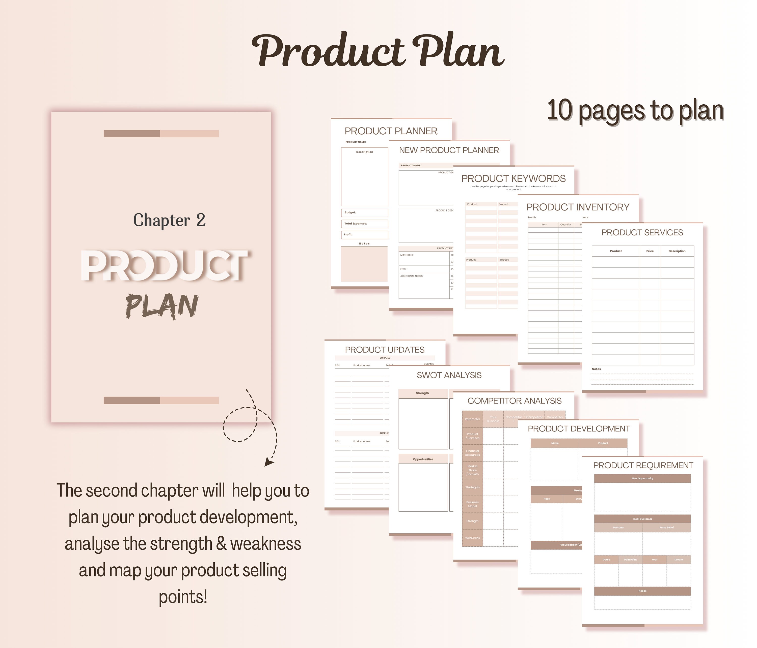 My Strategic Business Planner Template Business Plan Worksheet Start-up ...