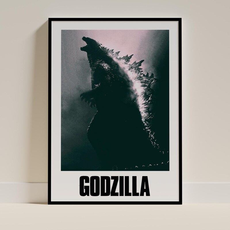 Japanese Godzilla Poster - Etsy
