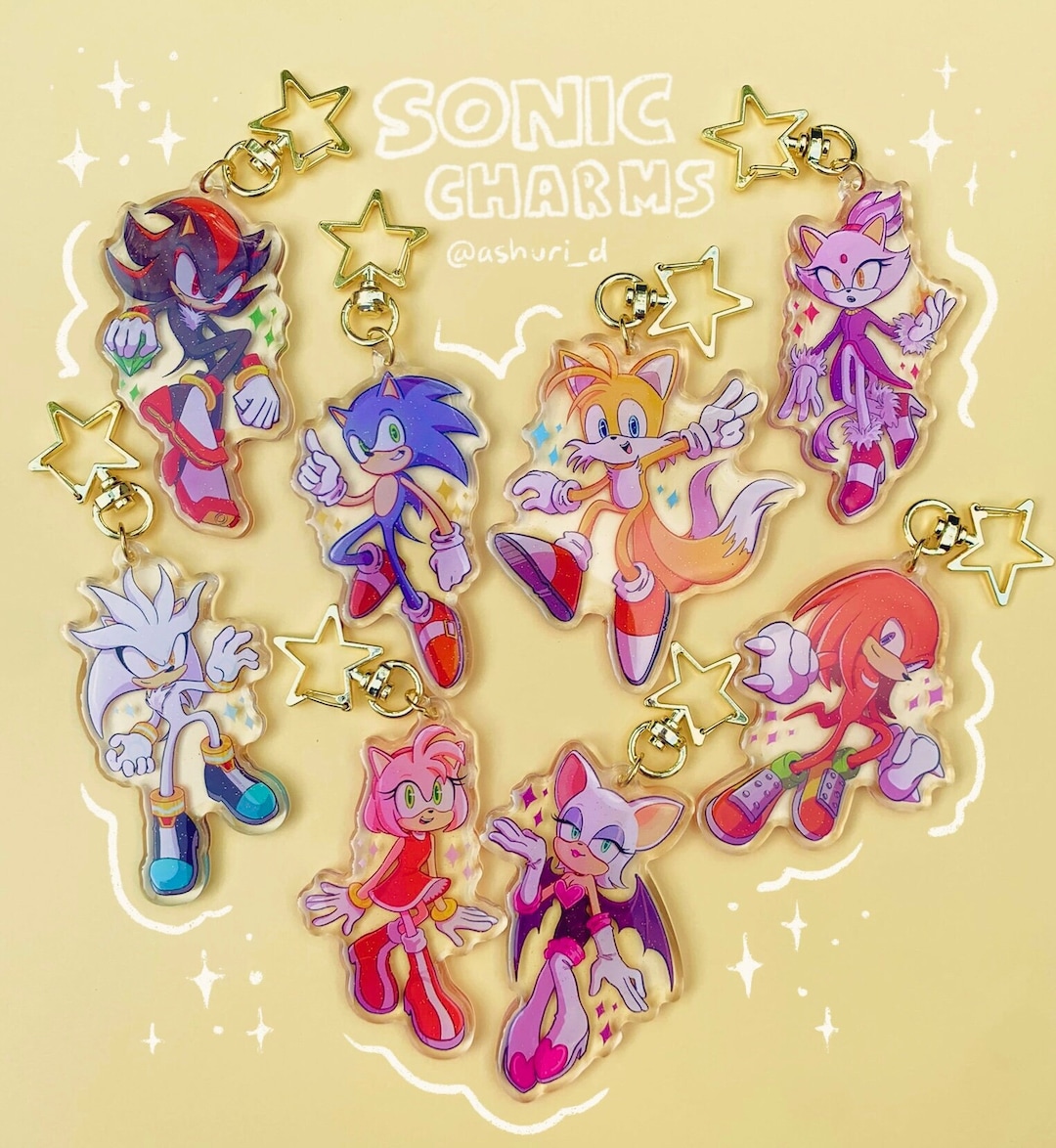 Sonic 3 Acrylic Charms/keychains - Etsy