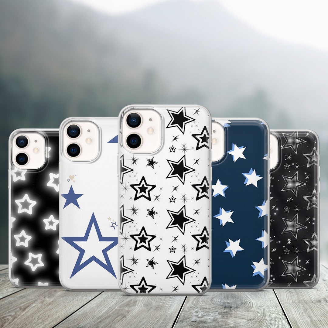 Y2K Stars Phone Case 2000s Style Cover Fit for iPhone 14 Pro, 13, 12 ...