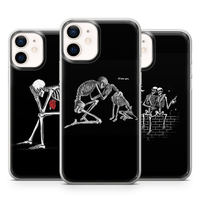 Skeleton iPhone Case - Etsy