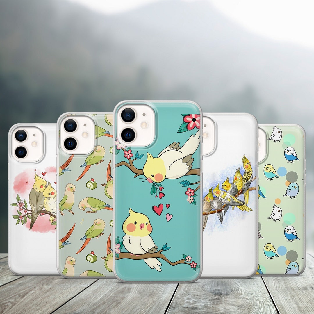 Cockatiel Phone Case Pet Bird Cover Fit for iPhone 15 14 13 12 Pro 11 ...