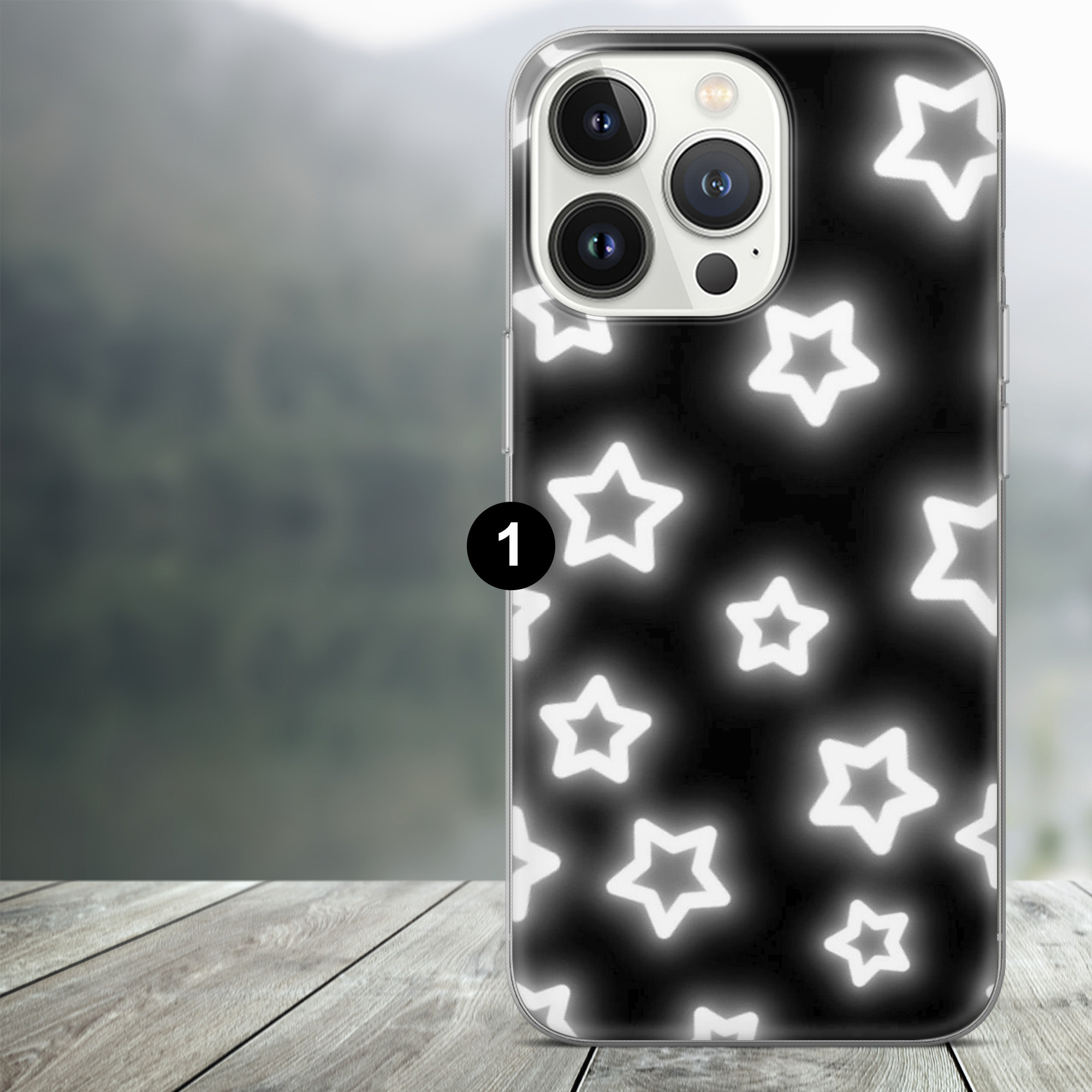 Y2K Stars Phone Case 2000s Style Cover Fit for iPhone 14 Pro, 13, 12 ...