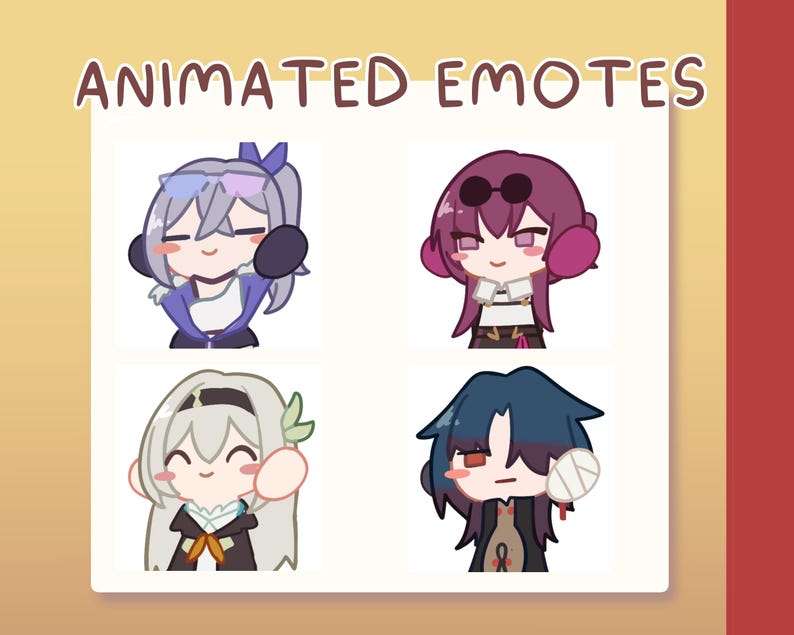 Honkai Star Rail : Stellaron Hunters Animated 'cheer' Emotes (twitch ...