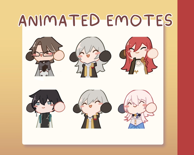 Honkai Star Rail : Astral Express Animated 'cheer' Emotes (twitch ...