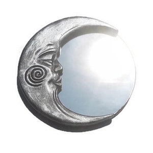 Moon Mirror, Celestial Mirror, Crescent Moon Mirror, Moon Mirror ...