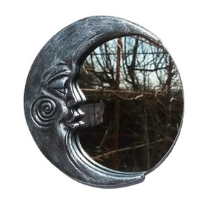 Moon Mirror, Celestial Mirror, Crescent Moon Mirror, Moon Mirror ...