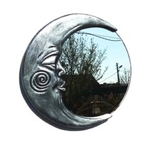 Moon Mirror, Celestial Mirror, Crescent Moon Mirror, Moon Mirror ...