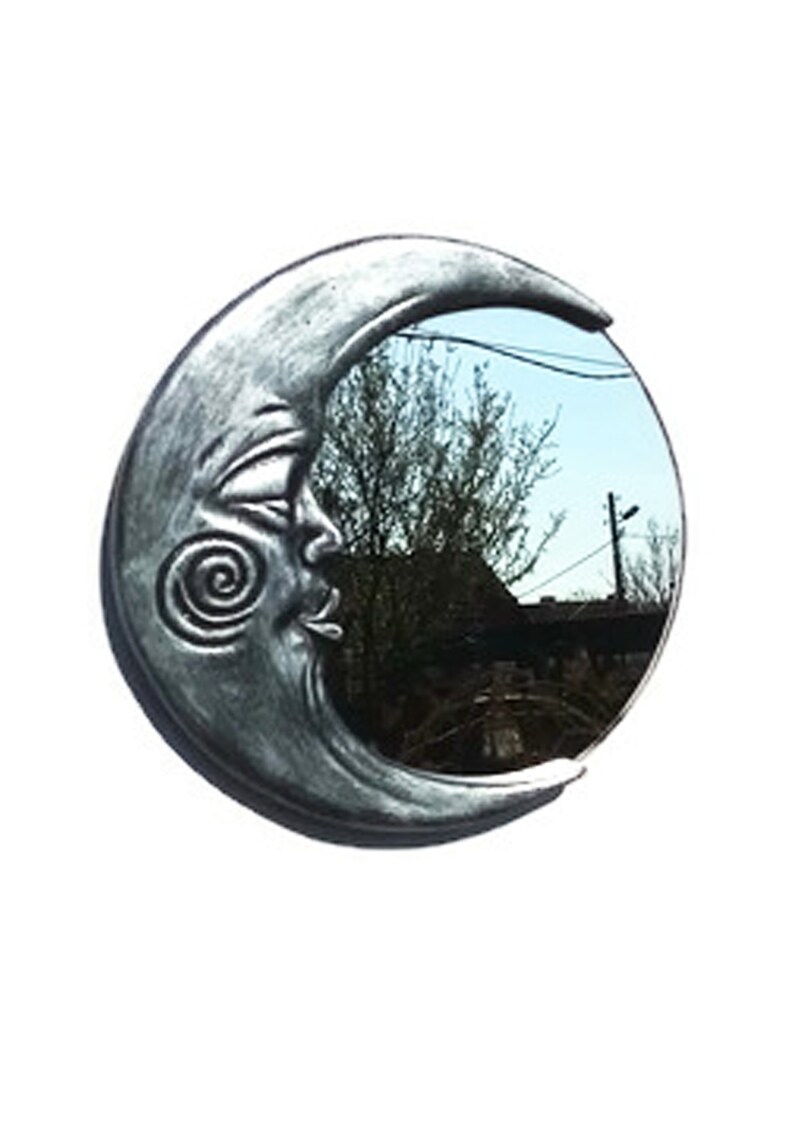 Moon Mirror, Celestial Mirror, Crescent Moon Mirror, Moon Mirror ...