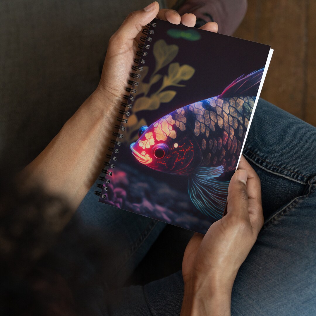 Koi – Spiral Notebook | 140 Dotted Pages, 5.25”x8.25” - Etsy