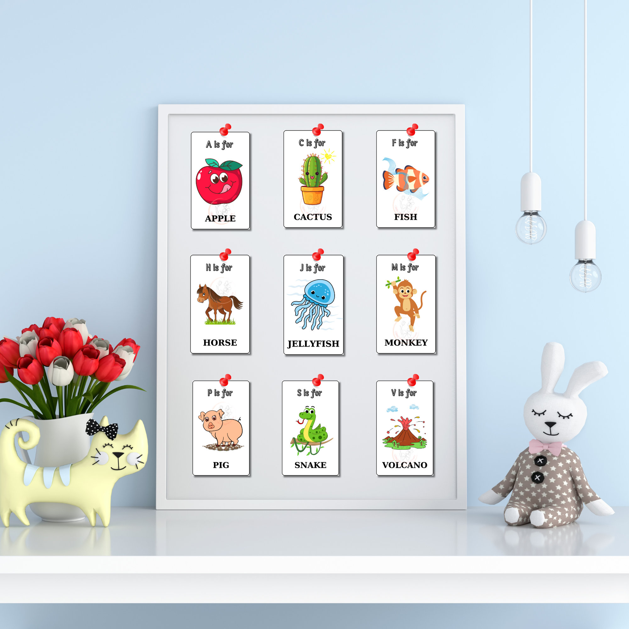Alphabet Flashcards | Educational Cards | Montessori Flashcards ...