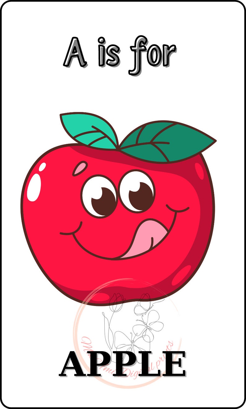 Alphabet Flashcards | Educational Cards | Montessori Flashcards ...