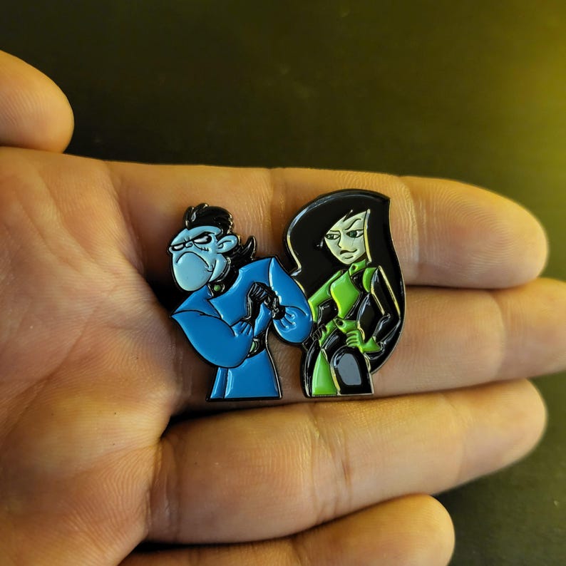 3D PRINTED KIM POSSIBLE Enamel Pins Free Crochet Pokeball & Stickers - Etsy