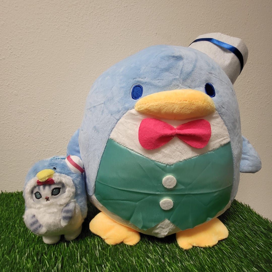 CUTE TUXEDO SAM Plush Toy Free Keychains & Stickers - Etsy