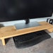 Solid Oak Desk Monitor Riser, Laptop Stand, Imac Stand, Monitor Shelf ...