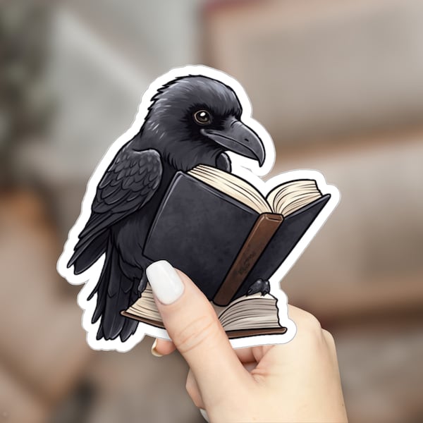 Raven Stickers - Etsy