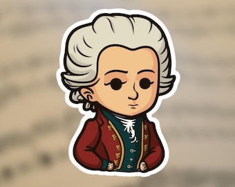 Funny Music Gift Composer Stickers for Music Teacher Music Student ...