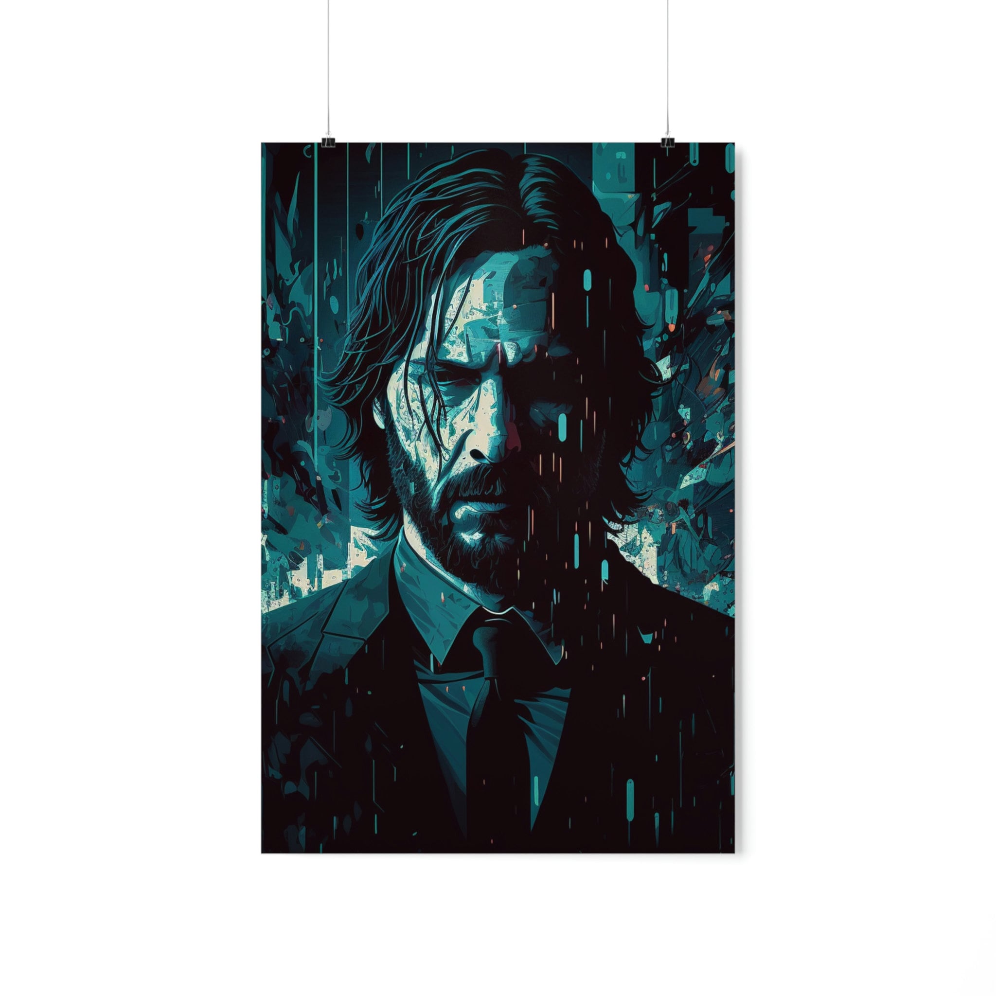 John Wick Dangerous Poster, Keanu Reeves Poster, Baba Yaga Poster