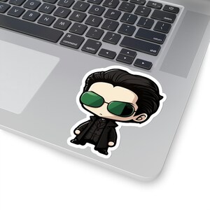 Cute Neo Matrix Sticker, Keanu Reeves Sticker - Etsy