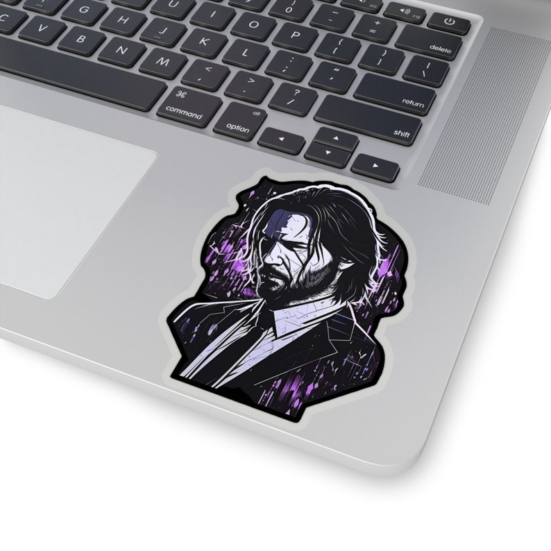 Purple John Wick Dangerous Sticker - Etsy
