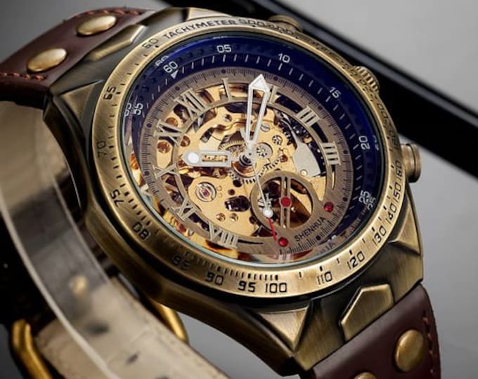 Automatic Skeleton Watch - Etsy