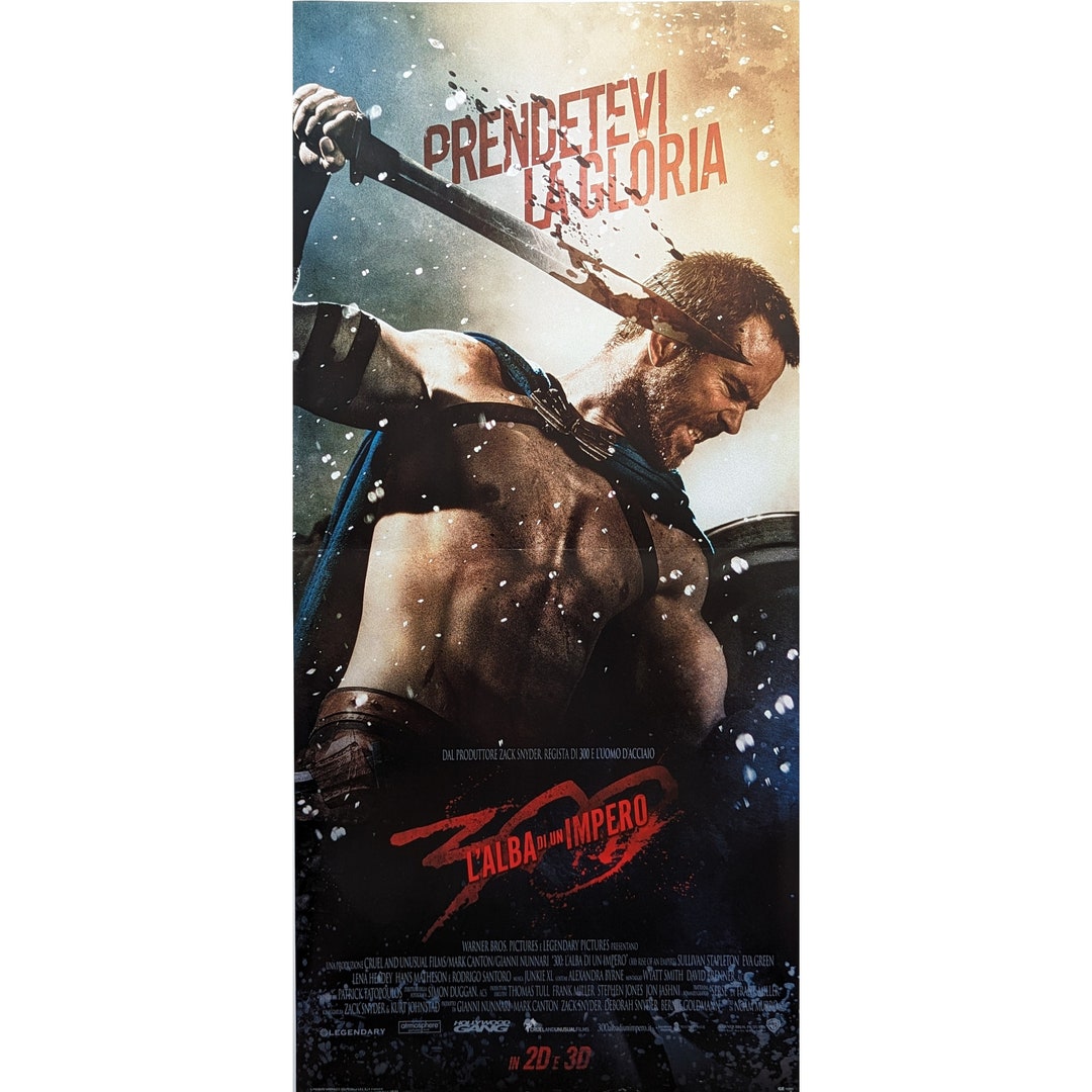 300 Spartans Original Movie Cinema Decor Authentic Film Wall Art Retro ...