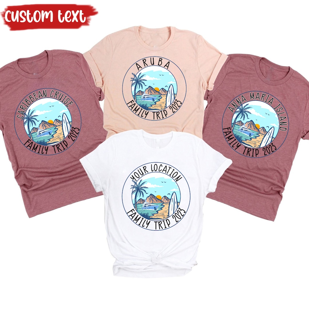 Personalized Family Shirt Custom Family Vacation Shirts - Etsy