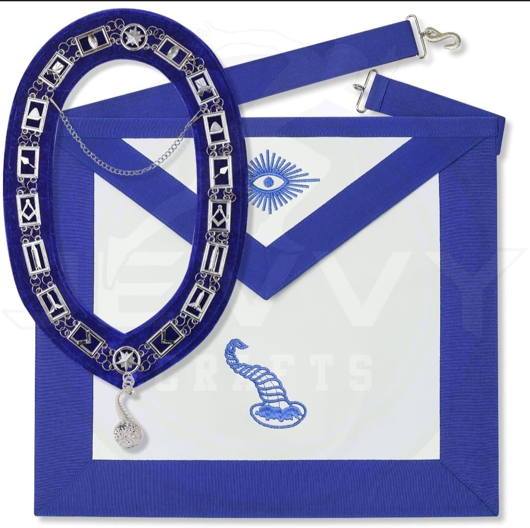 Junior Steward Masonic Apron Set – Blue Lodge Officer Regalia With ...
