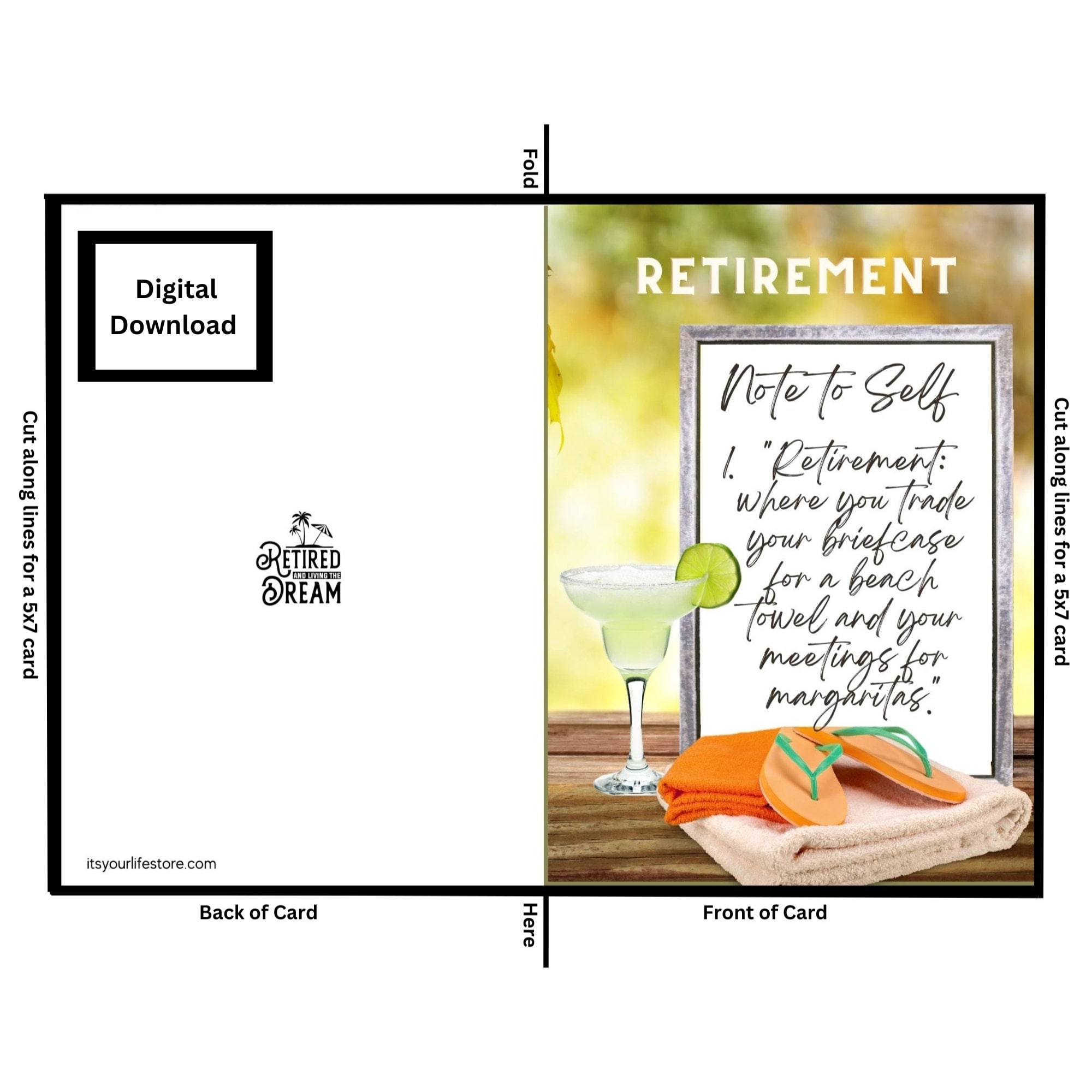 Retirement Card, Funny Retirement Card, Retirement, Best Wishes Card ...