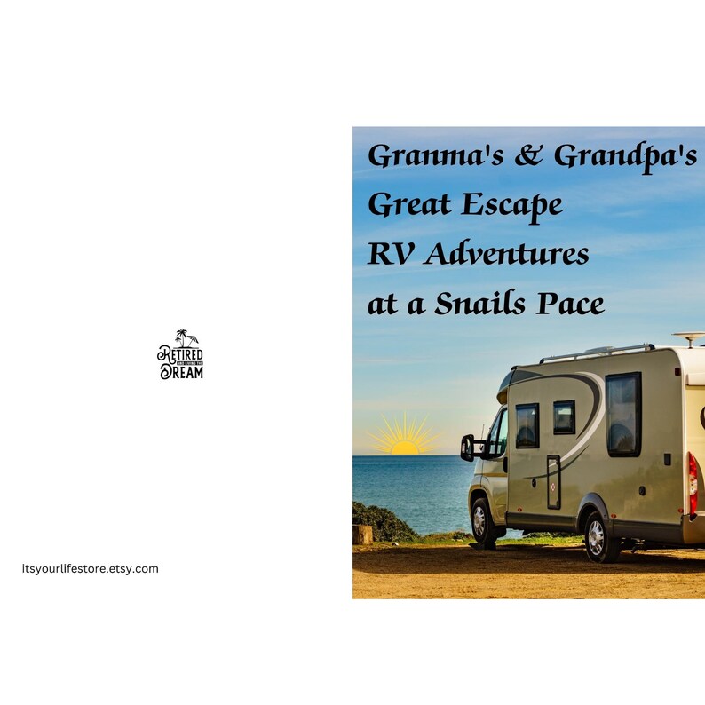 New Motorhome Card Happy Retirement Home Travel in Your RV. RV Travel ...