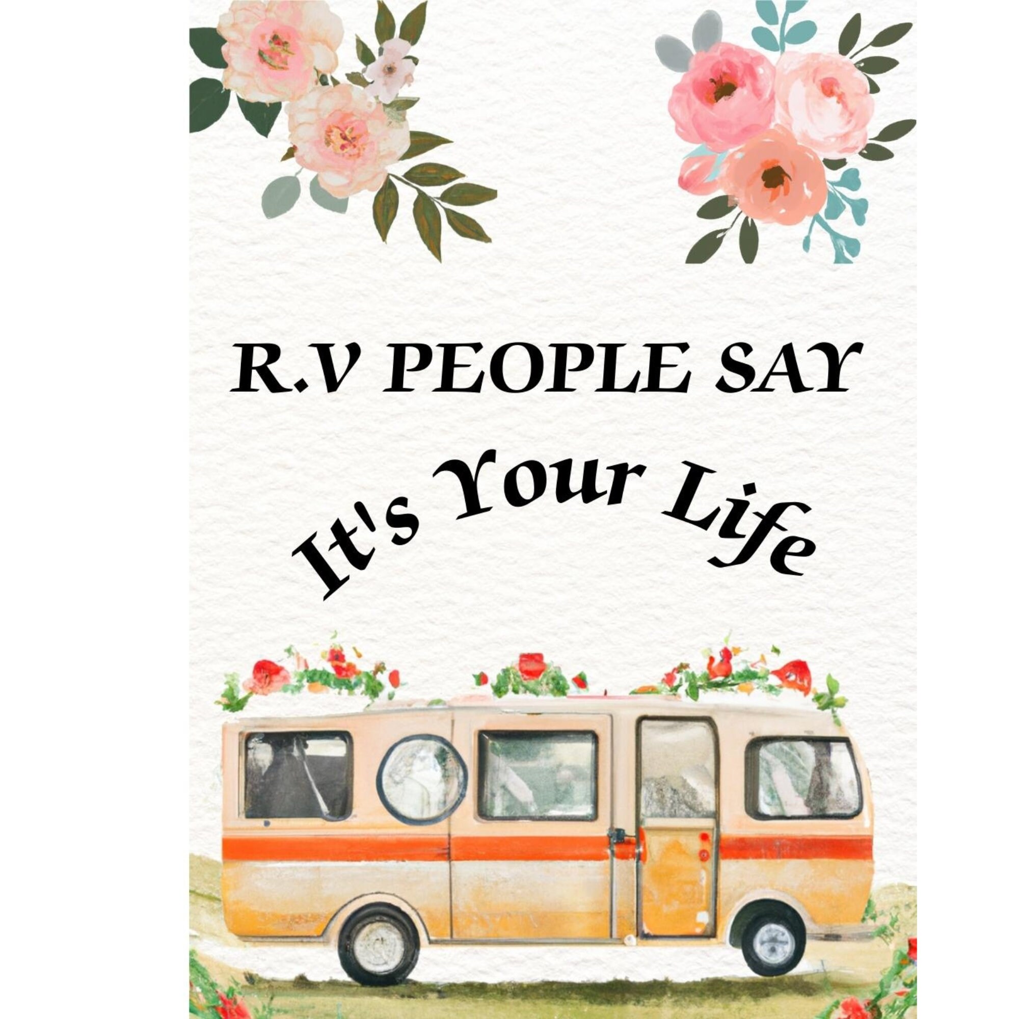 New Motorhome Card Happy Retirement Home Travel in Your RV. RV Travel ...