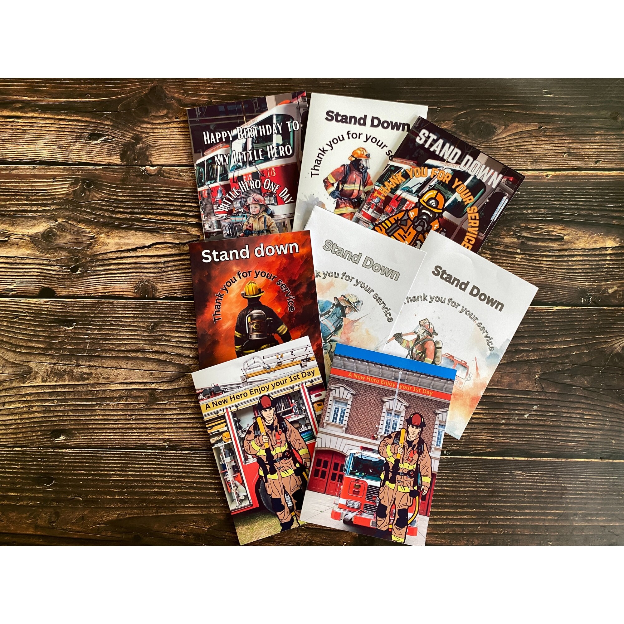 Happy Father's Day Dad Firefighter Father's Day Greeting Card Best ...