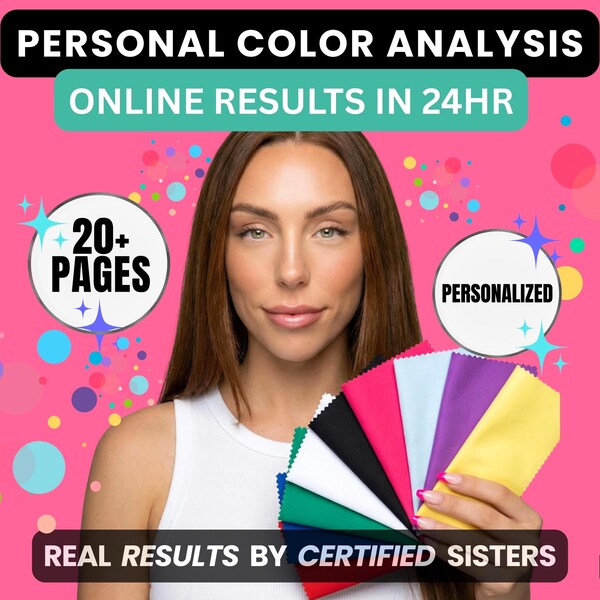 Color Analysis Chart - Etsy UK
