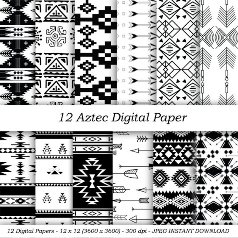 Aztec Pattern - Etsy