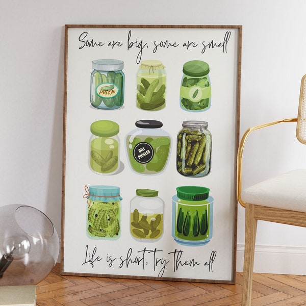 Pickle Poster - Etsy