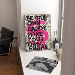 Preppy Graffiti Wall Art, Trendy Apartment Decor, Aesthetic Dorm Decor ...