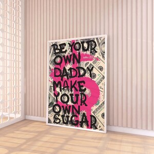 Preppy Graffiti Wall Art, Trendy Apartment Decor, Aesthetic Dorm Decor ...
