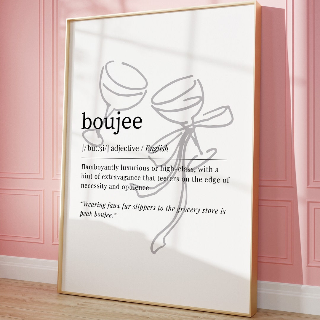 Aesthetic Room Decor Boujee Digital Download Printable Wall Art College ...