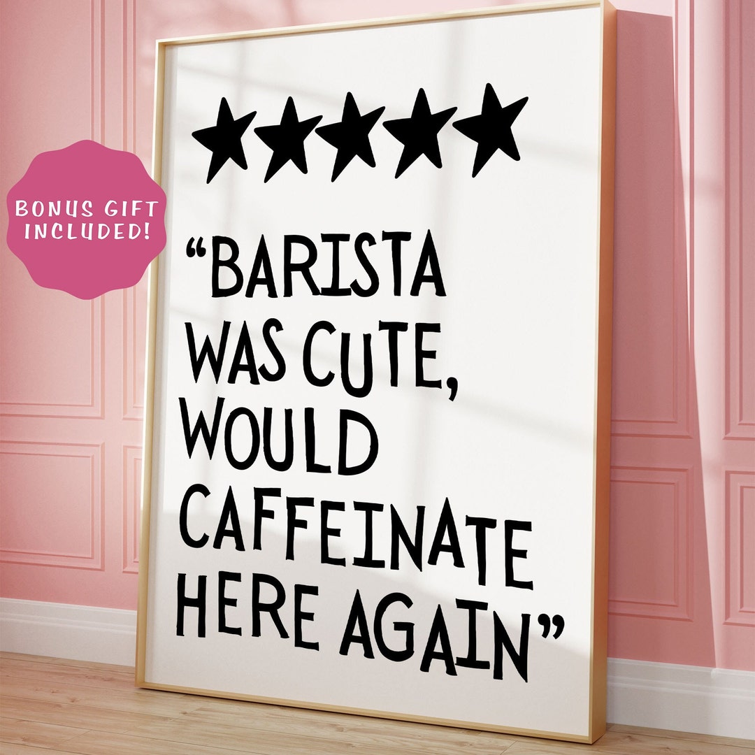 Coffee Poster | Coffee Sign | Printable Wall Art | Sayings Coffee ...