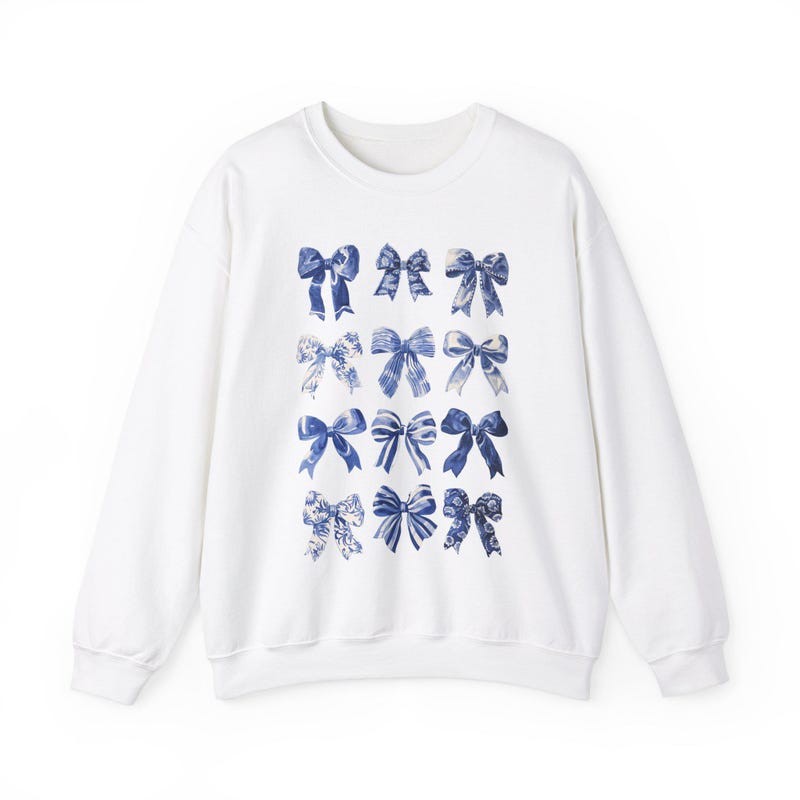 Bow Sweatshirt - Etsy