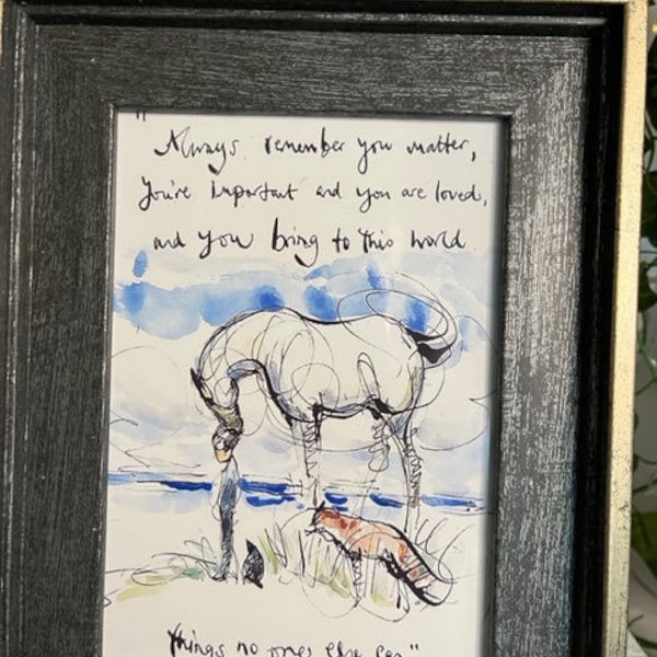 Charlie Mackesy Print - Etsy UK