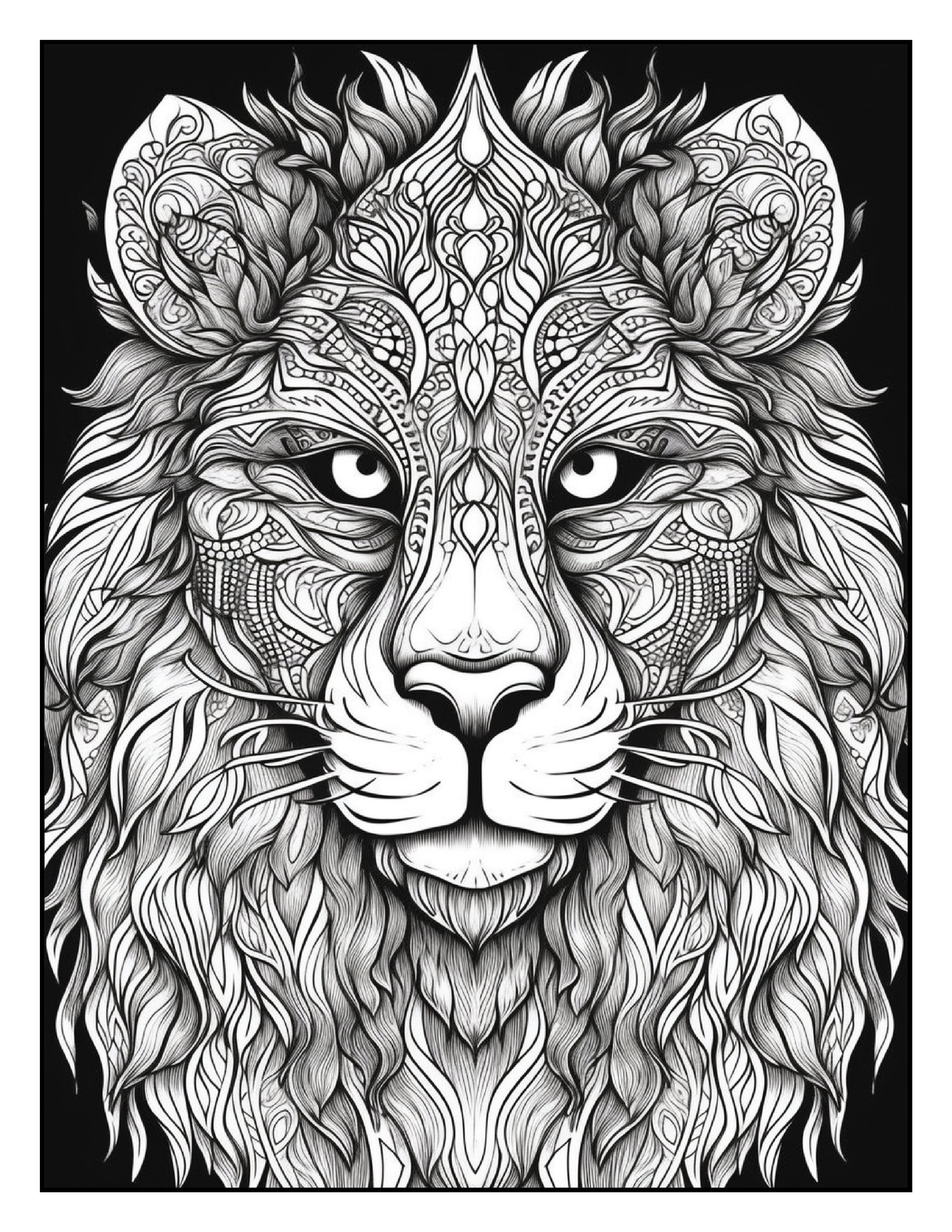 Discover the Dark Side: 110 Creepy Horror Animal Coloring Pages Instant ...