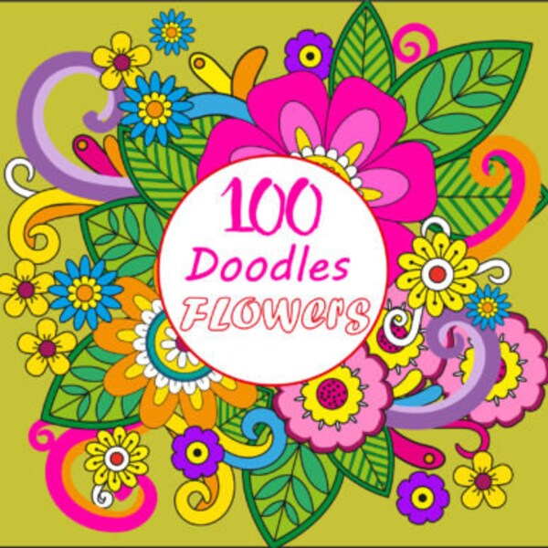 Doodle Flowers - Etsy