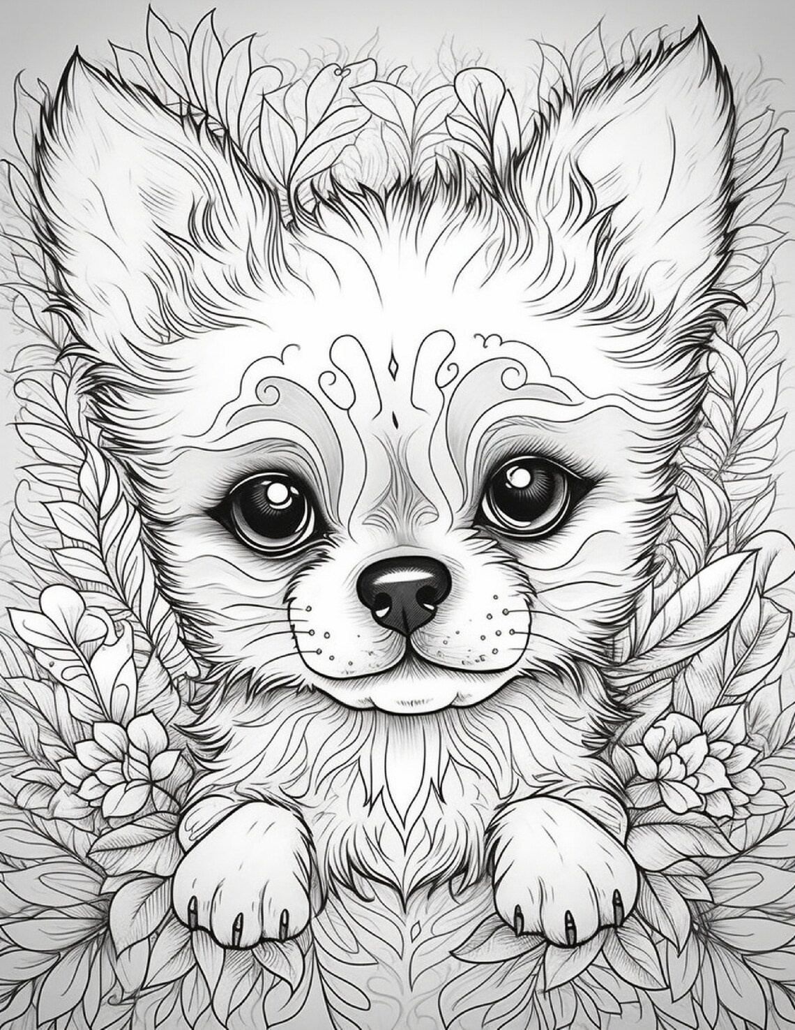 250 Adult Baby Animals Coloring Pages Relax and Unleash Your Inner ...