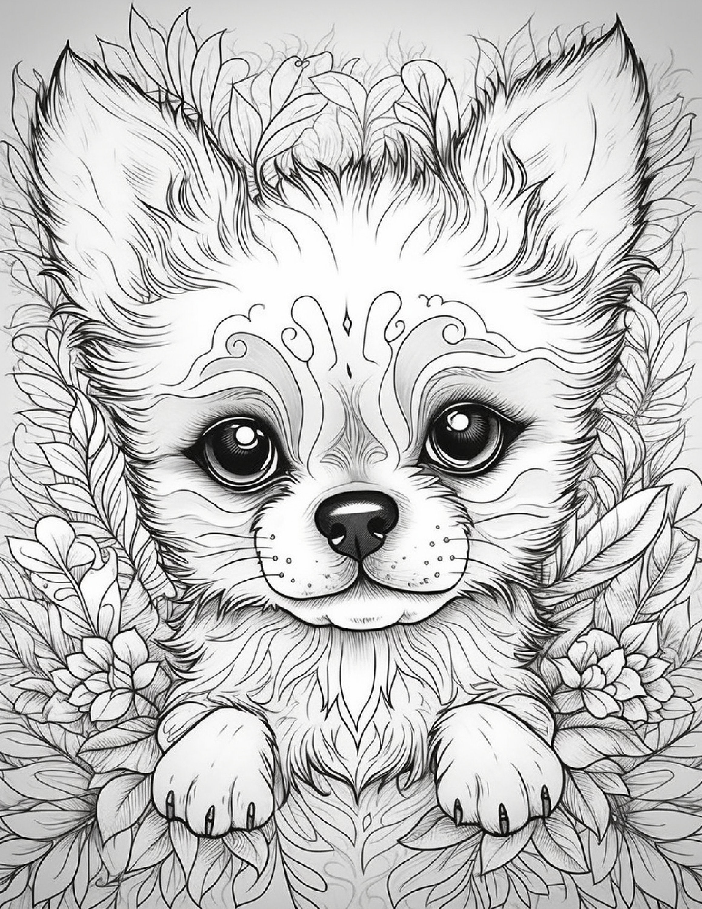 250 Adult Baby Animals Coloring Pages Relax and Unleash Your Inner ...